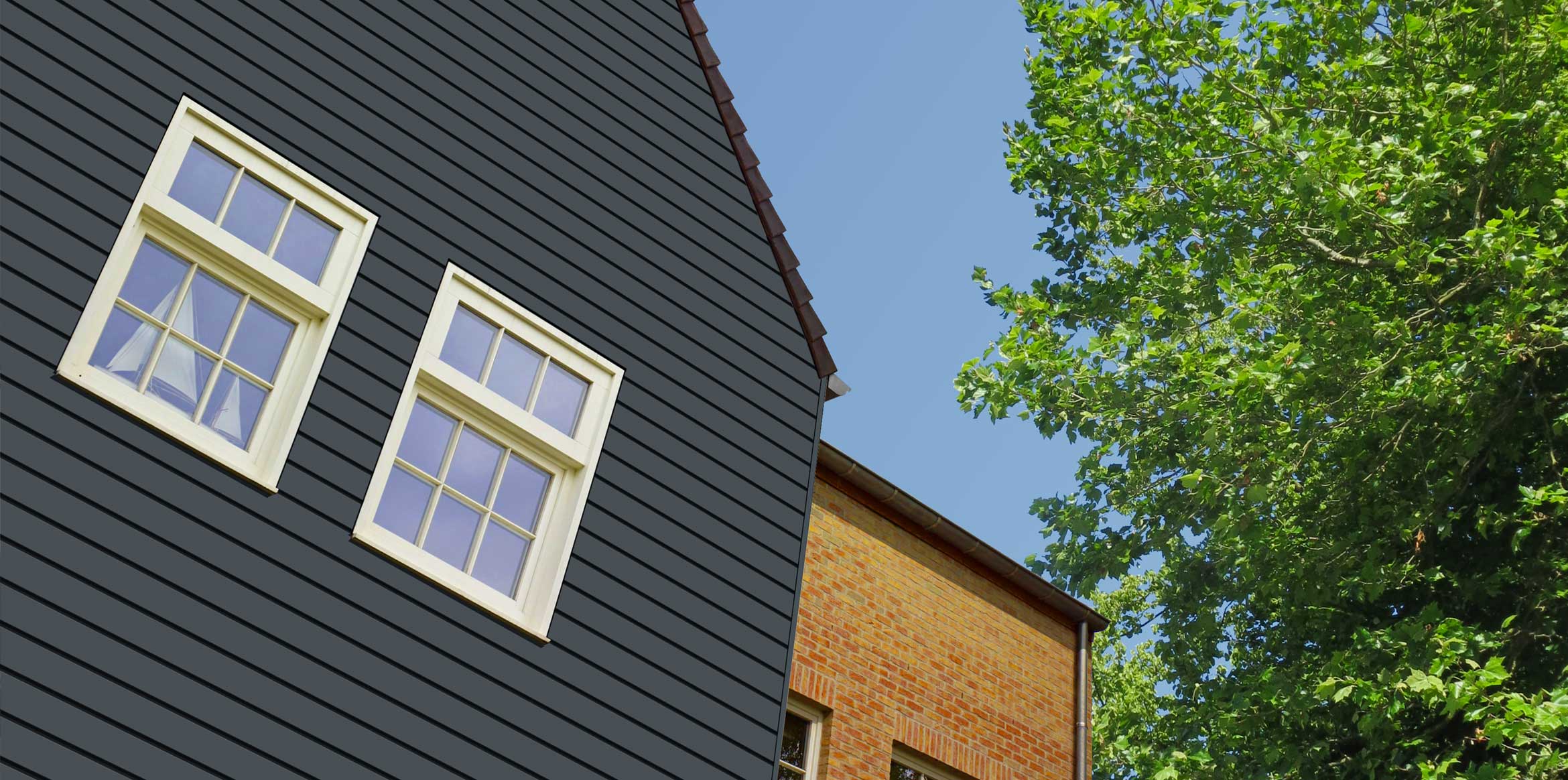 Woodgrain Cladding Range with a stunning woodgrain finish